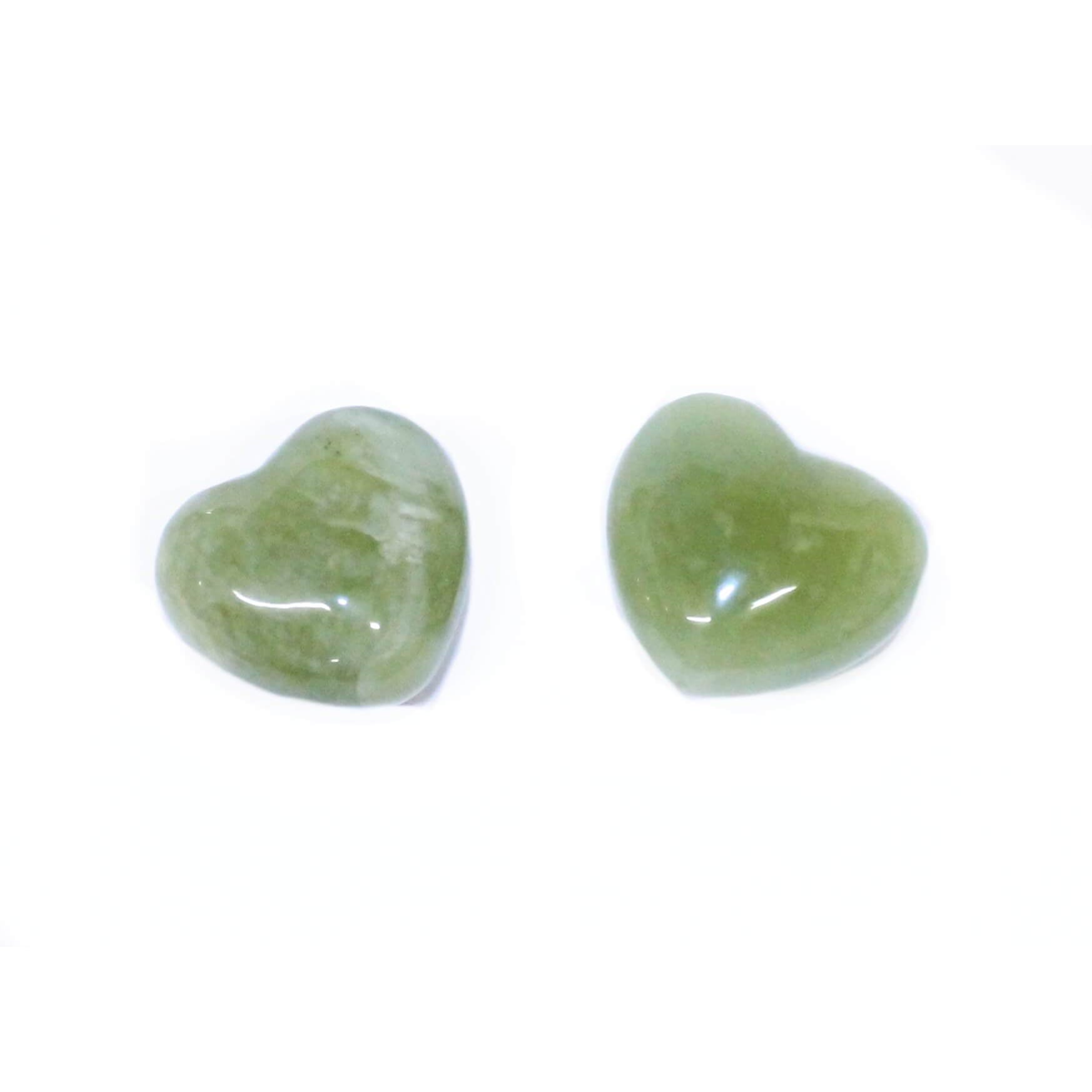 Large Serpentine (New Jade) Heart